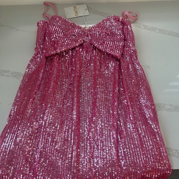 Show Me Your MuMu | Dresses | Show Me Mumu Brand Pink Bow Dress | Poshmark